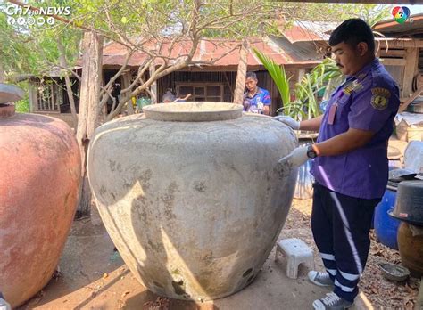 ข่าวอากาศร้อนเป็นเหตุ ชาย 69 ปี ก้มตักน้ำ วูบหมดสติ จมน้ำในโอ่งเสียชีวิต