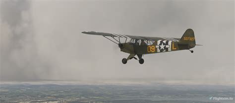 Piper L 4 Grasshopper L 09 For Microsoft Flight Simulator Msfs