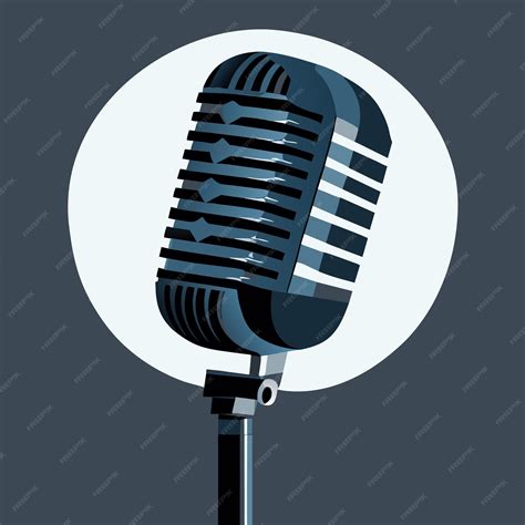 Premium Vector Microphone Vector
