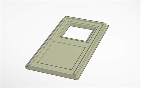 3d Design Door Tinkercad