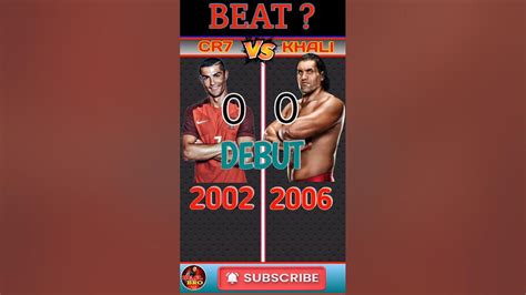 Ronaldo Vs The Great Khali Shorts Youtubeshorts Realbro Hindi