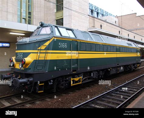 The Sncb National Railway Company Of Belgium Diesel Locomotive Class 51 5166 Designed For