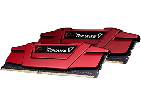 G Skill 16gb Ripjaws V Ddr4 3000mhz Non Ecc Cl15 16 16 35 Kit Of 2 Red [f4 3000c15d 16gvrb
