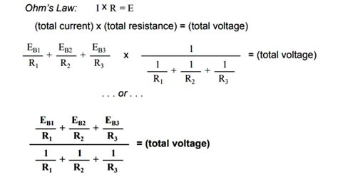 Millmans Theorem Formula Dc Network Analysis