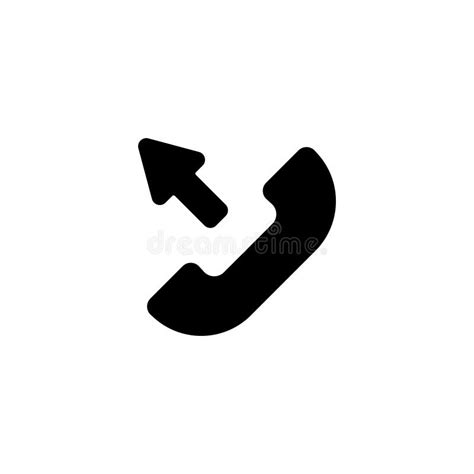 Graphisme Symbole Dappel Sortant Illustration Stock Illustration Du