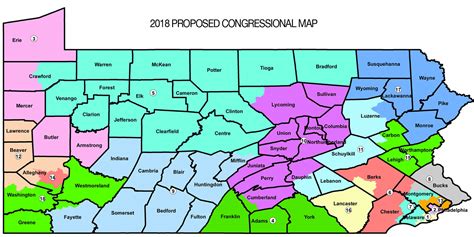 Graphic Pa Republican Leaders Propose New Congressional Map On Eve Of