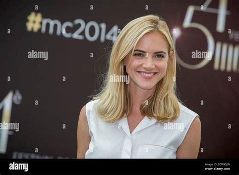 Emily Wickersham Of Ncsi Posing During A Photocall At The Th Monte Carlo Tv Festival In