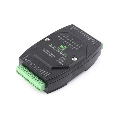 Industrial 8 Ch Digital Input And Output Module Dc 7~36v Wide Voltage