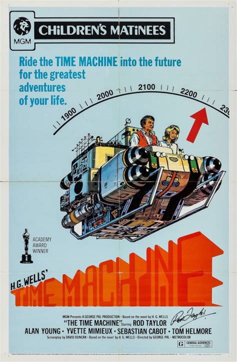 1972 Re Release Poster For The Time Machine Georg Tumbex