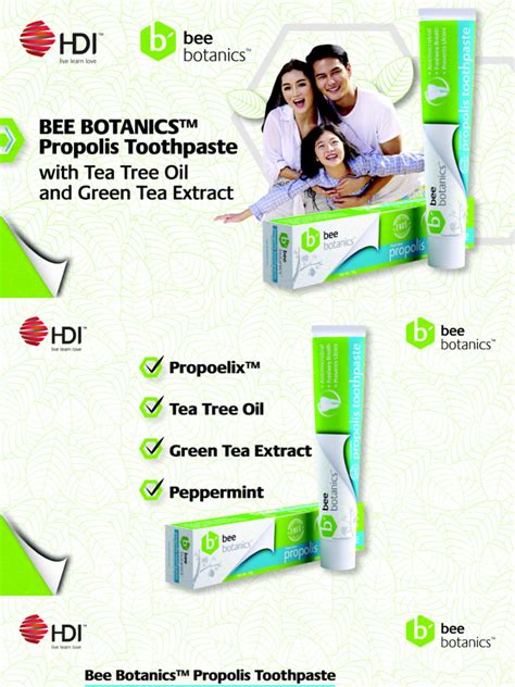Bee Botanics™ Propolis Toothpaste Pdf