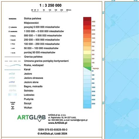 Europa fizyczna dwustronna mapa ścienna do ćwiczeń 1 3 250 000