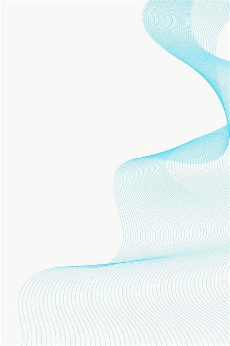 Blue Swirly Abstract Line Design Element Free Image By