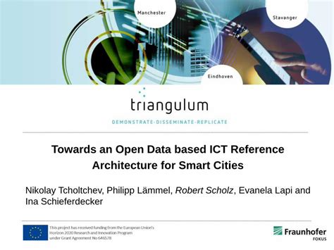 Pdf Cedem17 Towards An Open Data Based Ict Reference Architecture