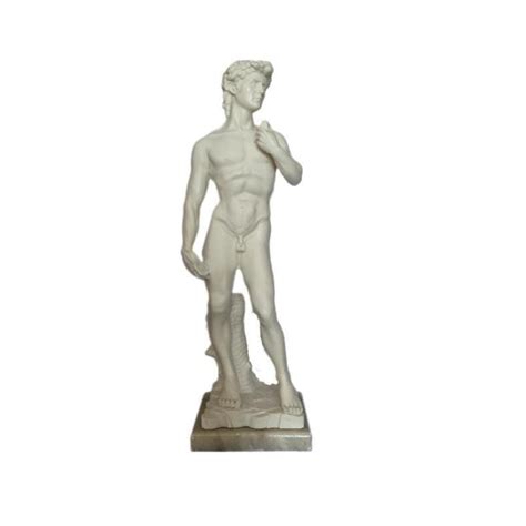 G Carusi Nude Statue Of David With Marble Base 12 Inch Signed Etsy