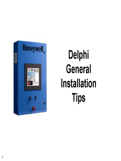 Delphi Installation Tips Pdf Electrical Wiring Valve