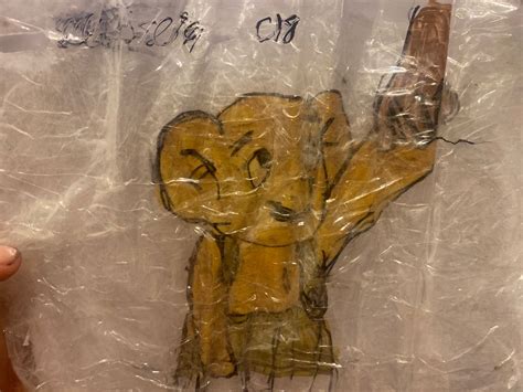 Corduroy Help Wanted Animation Cel Pingas Animation Cel Cel Animation