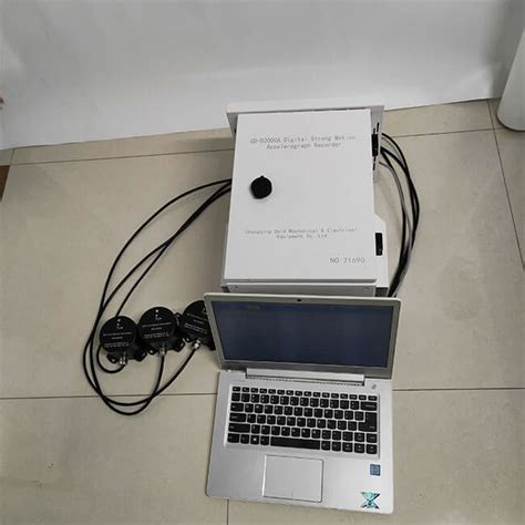 Earthquake Strong Motion Accelerometer Seismograph With Triaxial Sensor