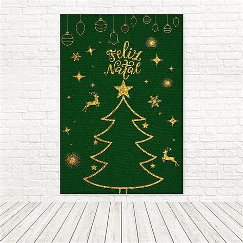 Painel Retangular Tecido Sublimado D Natal x WRT Wear Sublimações