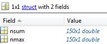 Matlab Display Vectors Side By Side In A Structure Stack Overflow