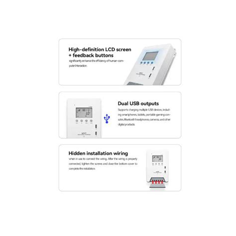 New Design 2880w 30a 40a 60a Solar Charge Controller Mppt 12v 24v 48v