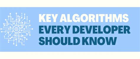 Key Algorithms Every Developer Should Know Dev Community