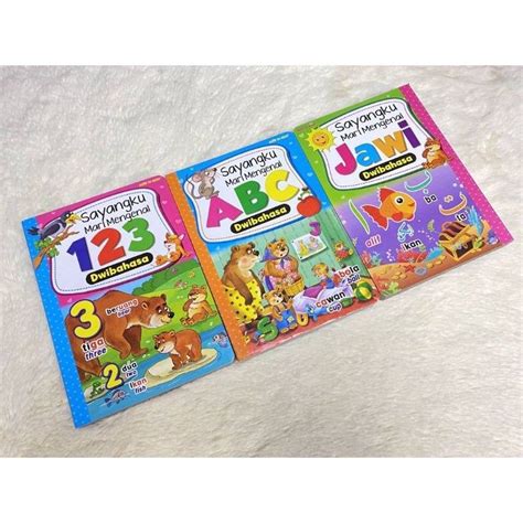 BUKU SAYANGKU MARI MENGENAL ABC JAWI 123 Shopee Malaysia
