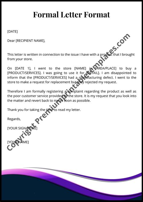 How To Write A Formal Letter At Freeman Kendra Blog