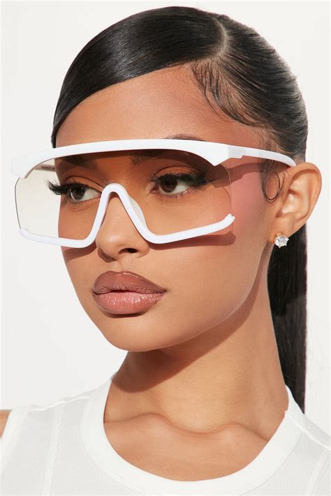 With The Clique Sunglasses White Fashion Nova Sunglasses Fashion