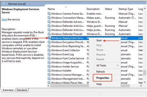 Unable To Start The Wds Service An Error Occurred While Trying To