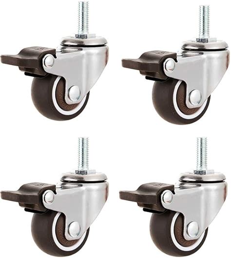 castors Möbelrollen mm Gewinde M M Schraube Zoll mm Schraube M Leise