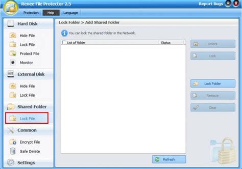 Shared Folder Protector Password Protect Network Folder Renee