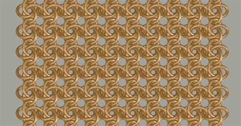 Brejao Flower Chainmail Pattern V2 By Chainmail Weaves Download Free