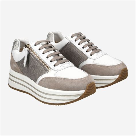 Geox Kency Sneaker In Beige Kombiniert Online Kaufen