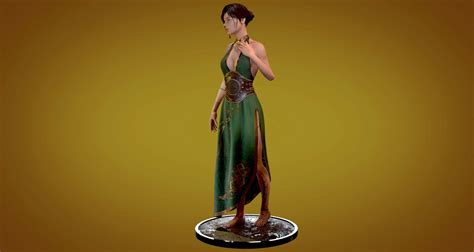Female Game Character Complete Flippednormals