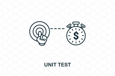 unit test icon simple element from graphic objects ~ creative market