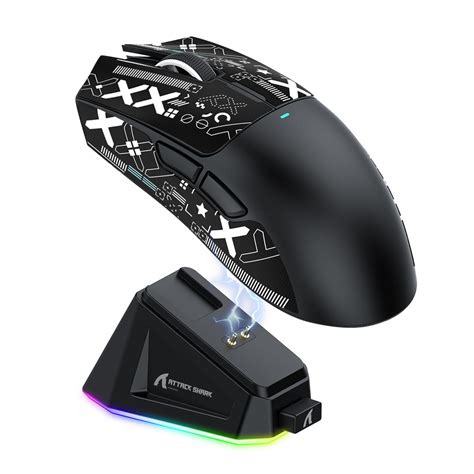 Attack Shark X11 Gaming Mouse With Magnetic Charging Dock Pixart