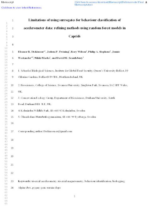 Limitations Of Using Surrogates For Behaviour Classification Of