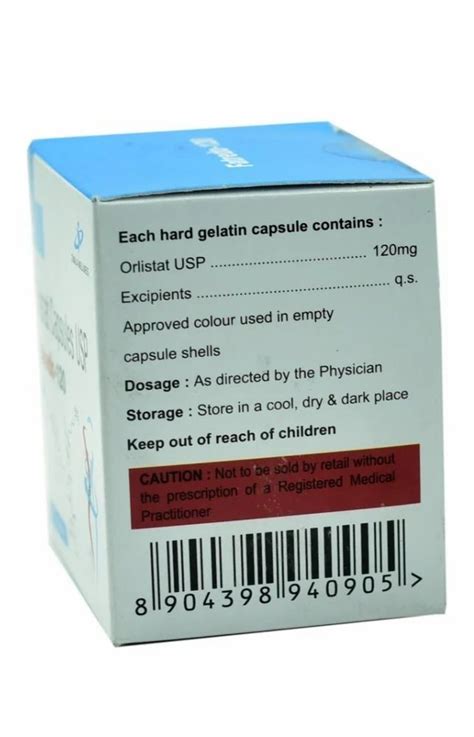 Fatredo 120 Orlistat Capsules Usp 120 Mg At ₹ 800box In Varanasi Id 2852297210412