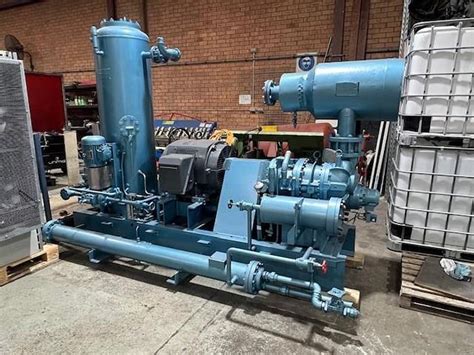 Refurbished Mycom 200sg Hx Srm Refrigeration Screw Compressor Packa