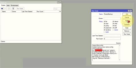 Mikrotik Router Auto Backup Script And Send Backup Via Email Techielab