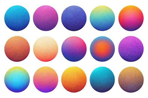 Versatile Gradient Grainy Shape Set For Graphic Design Premium Ai Generated Image