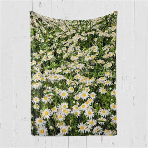 Daisies Blanket Daisy Throw Fleece Daisy Lover T T Ideas Etsy