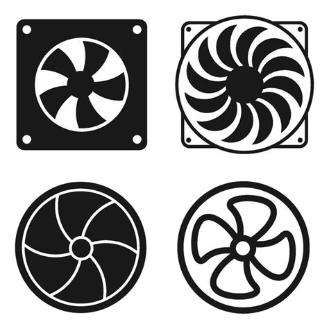 Exhaust Fan Air Cooling Cpu Fan Icon 37047834 Vector Art At Vecteezy