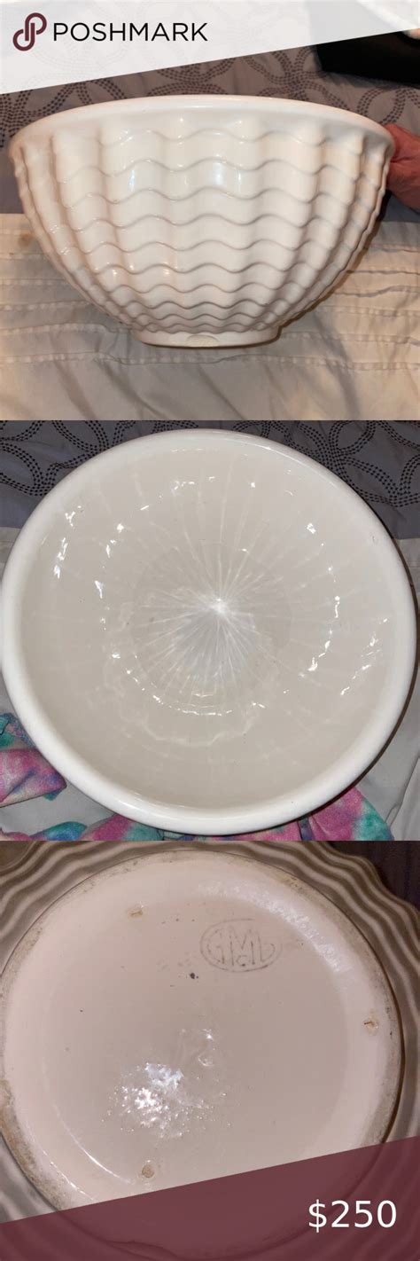 Vintage Rare 1930 S Gladding Mcbean Cocinero Gmb Pottery Nesting Bowl