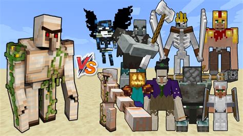 Op Mutant Iron Golem Vs All Rexys Expansion Mobs Youtube