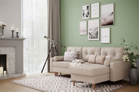 Диван угловой Динс Textile Light – купить в Москве по цене 42 990 ...