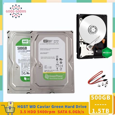 HGST Western Digital WD Green WD5000AADS 500GB 1TB 1.5TB 32MB Cache ...