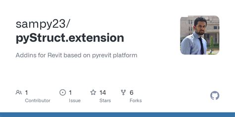 Github Sampy23pystructextension Addins For Revit Based On Pyrevit