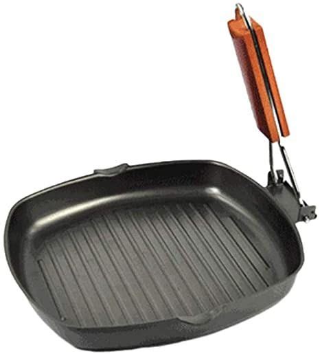 Striped Cast Iron Nonstick Pan Perfect For Steak