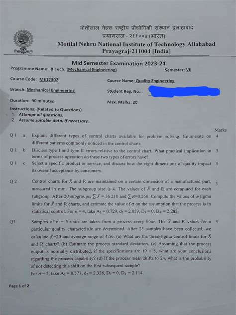 Mid Semester Exam Pdf